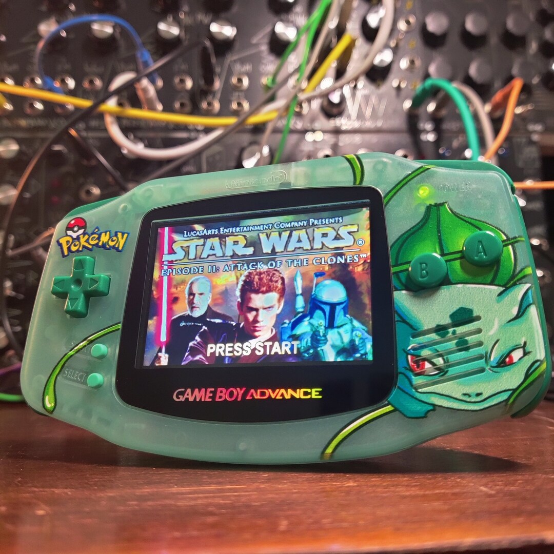 Gameboy Advance bulbasaur Backlight GBA Mod IPS V3 - Etsy