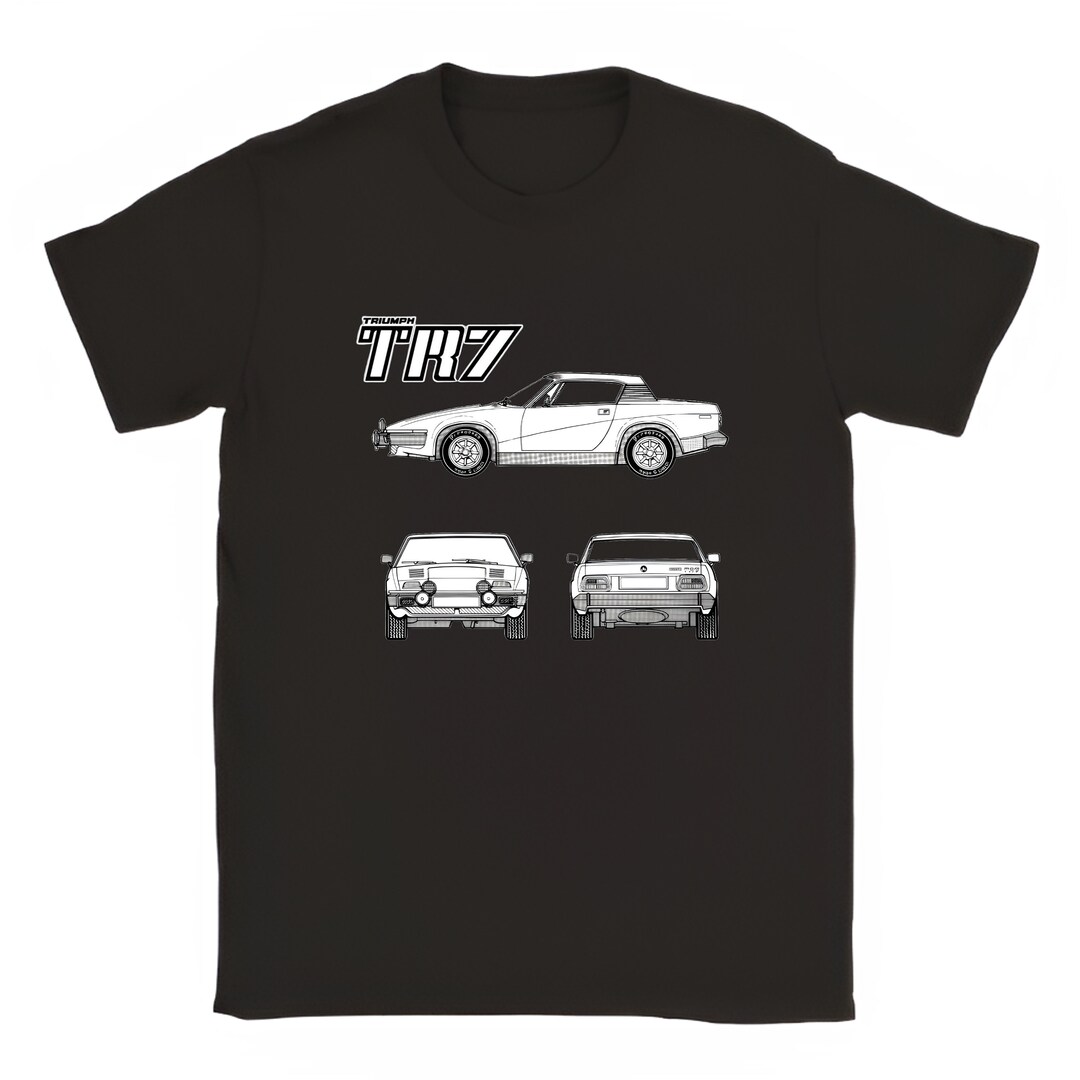 Triumph TR7 Blueprints Diagram Classic Car T-shirt - Etsy