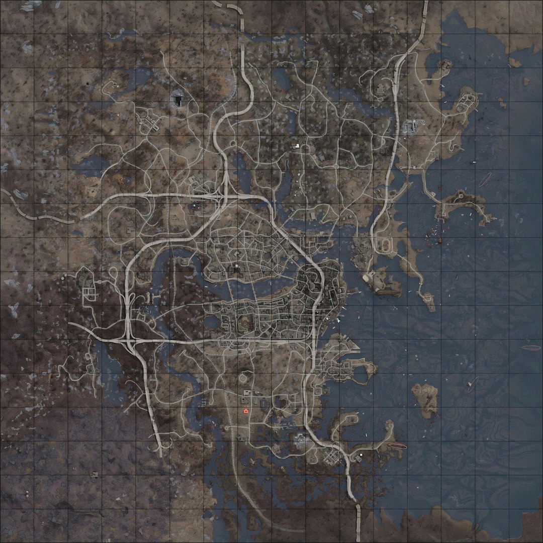 Póster de mapa de Fallout 4 IV Mapa de juego detallado de alta calidad ...