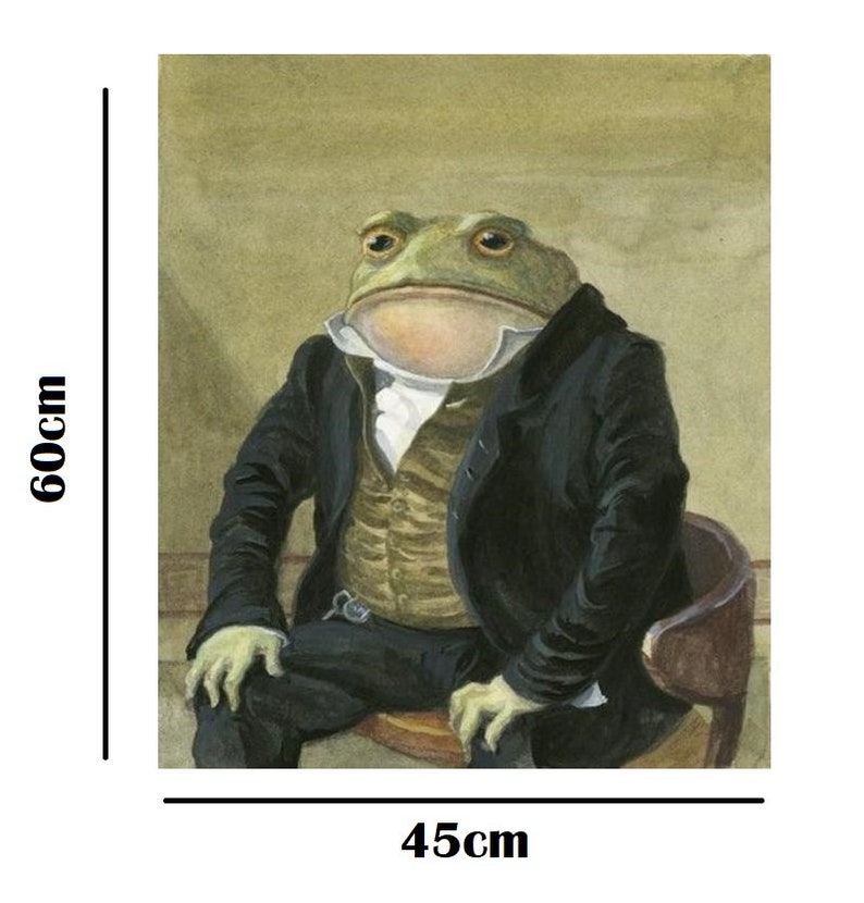 Colonel Toad Frog Meme Poster Print Wall Art 45cm 60cm - Etsy