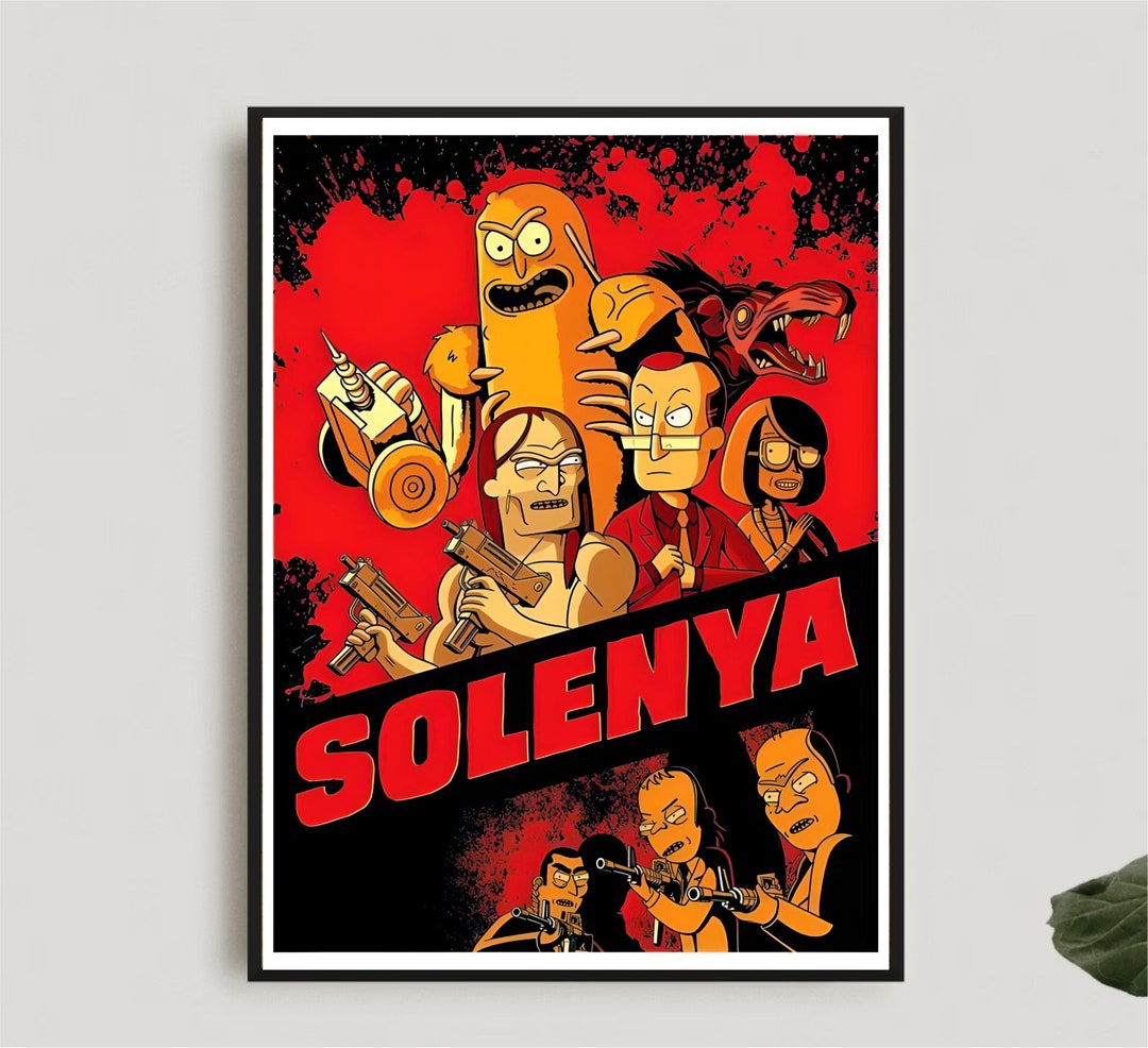 Rick & Morty Pickle Rick Solenya Movie Poster Choose Size - Etsy