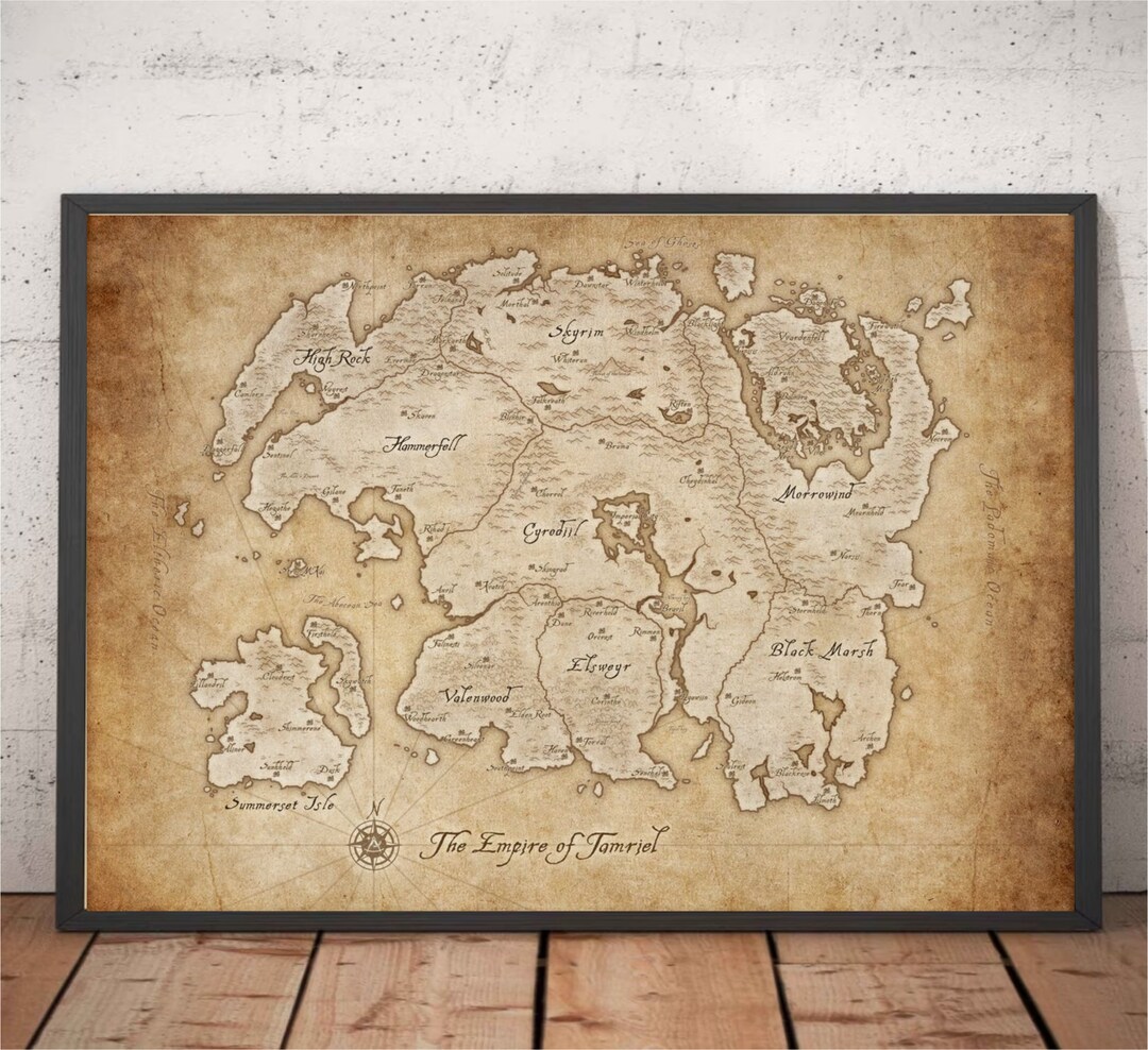 Arena Anthology Game Map Poster High-quality Detailed Game - Etsy