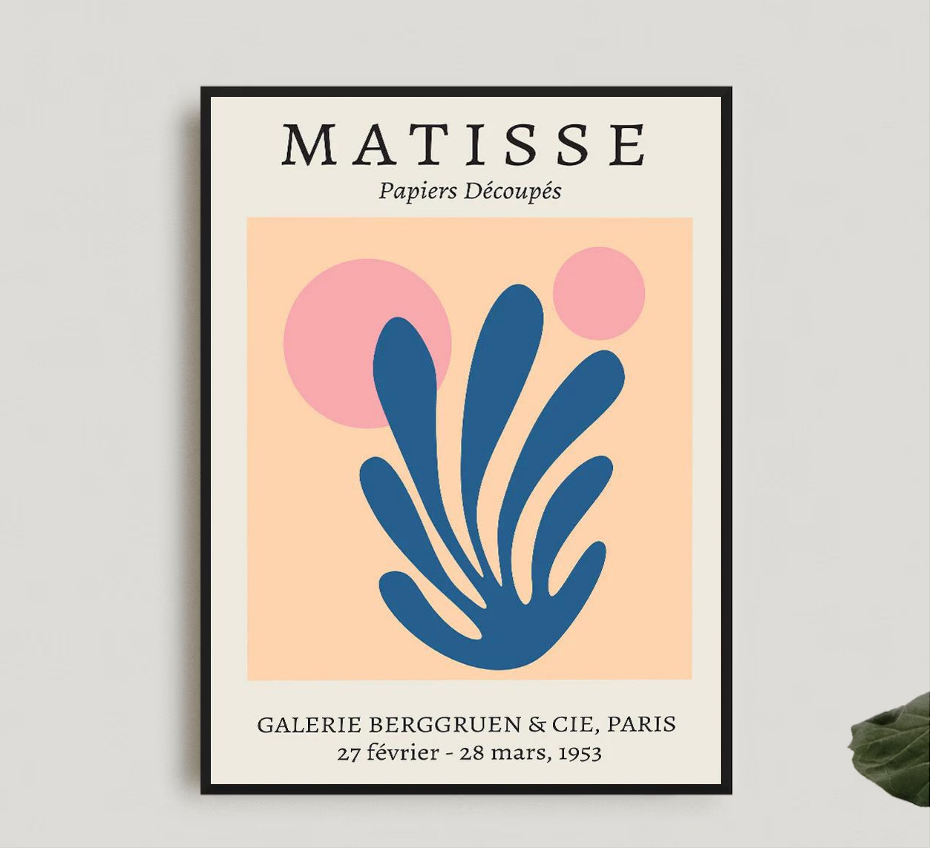 Henri Matisse Print Aesthetic Matisse Poster for Modern Gallery ...