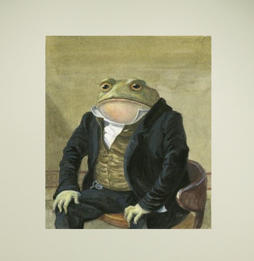 Colonel Toad Frog Meme Poster Print Wall Art 45cm 60cm - Etsy