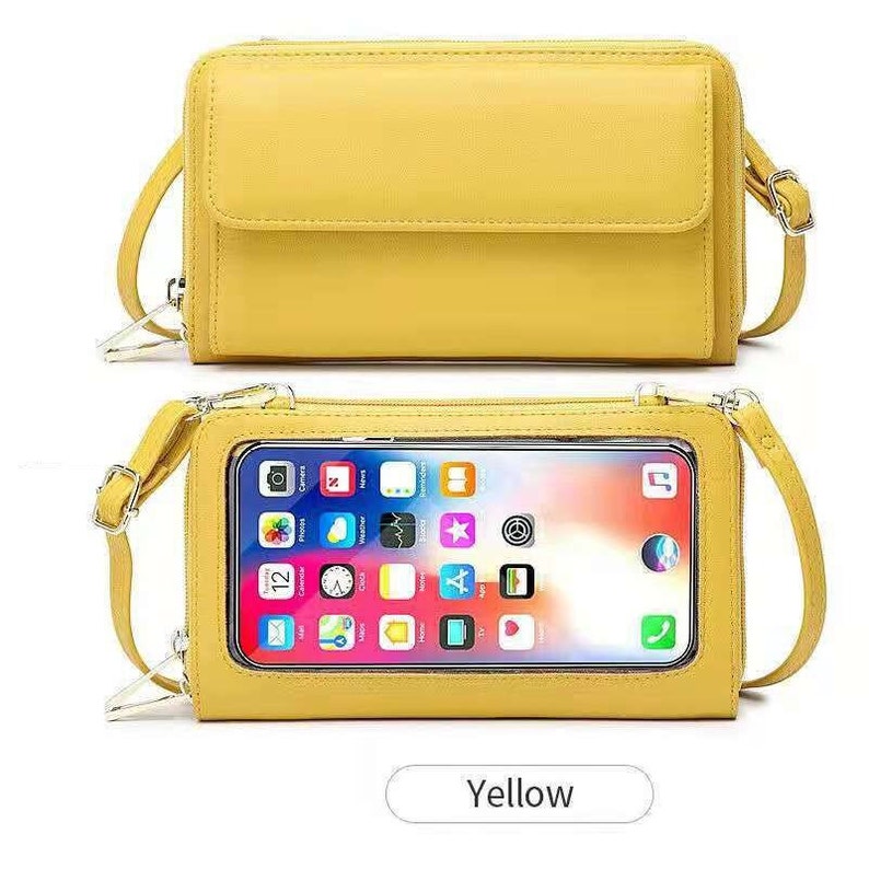 Mini Mobile Purses Touch Screen Thin Shoulder Strap Bag Smart Long ...
