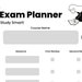Exam Planner, Printable, Planner, PDF, Digital Planner, Student ...