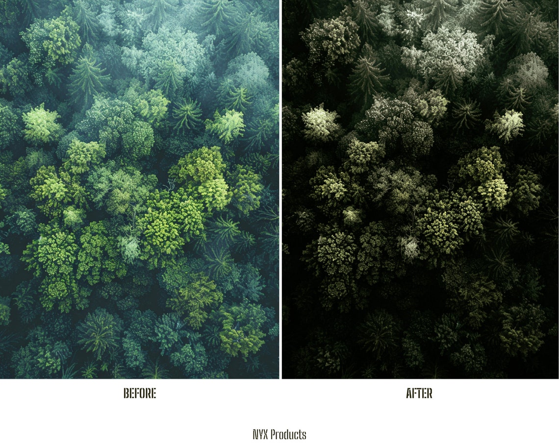 15 Cinematic Greens Desktop & Mobile Presets | Green, Dark, Little ...