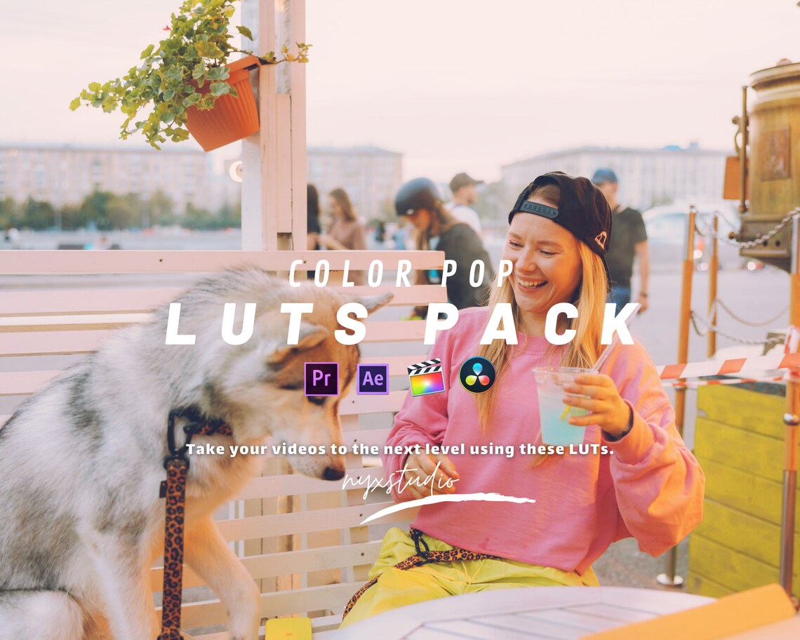 25 Color Pop Luts for Color Grading Video and Photo for Mobile and ...