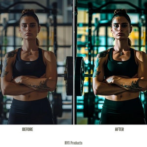 10 Gym & Fitness Presets | Mobile + Desktop | Sports, Bodybuilding ...