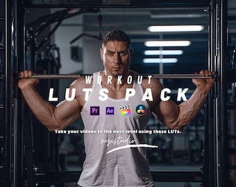 12 Cinematic Fitness Luts Color Grading Video and Photo - Etsy UK