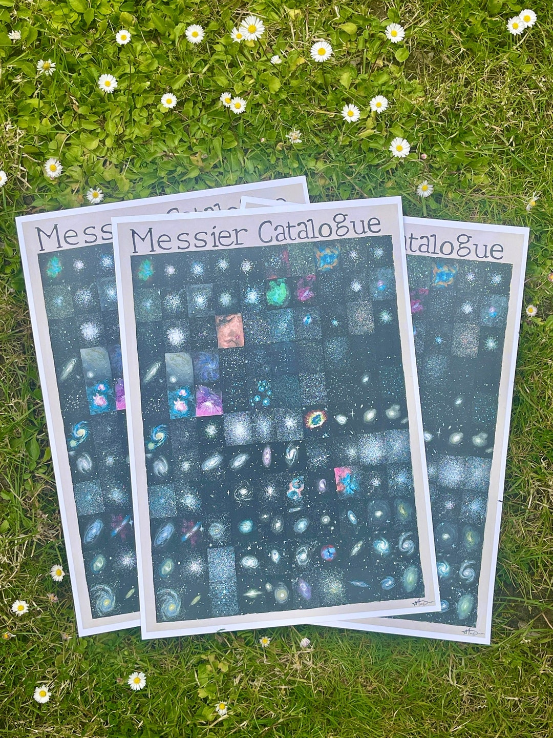Messier Catalogue A3 Art Print Acrylic Painting Print - Etsy