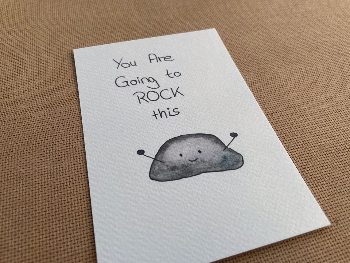 Grußkarte You're going to rock this - Etsy