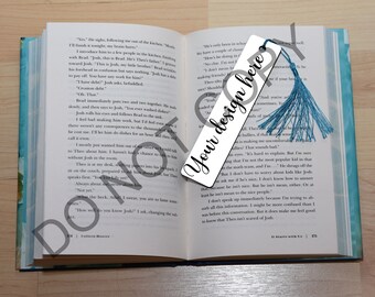 Bookmark Mockup / Photoshop Smart Object / Digital Bookmark Smart ...