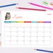 Printable and Fillable 2023 Calendar With Animals, Schedule for Kids ...