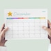 Space Themed Printable and Fillable 2023 Calendar, Schedule for Kids ...