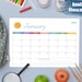 Space Themed Printable and Fillable 2023 Calendar, Schedule for Kids ...