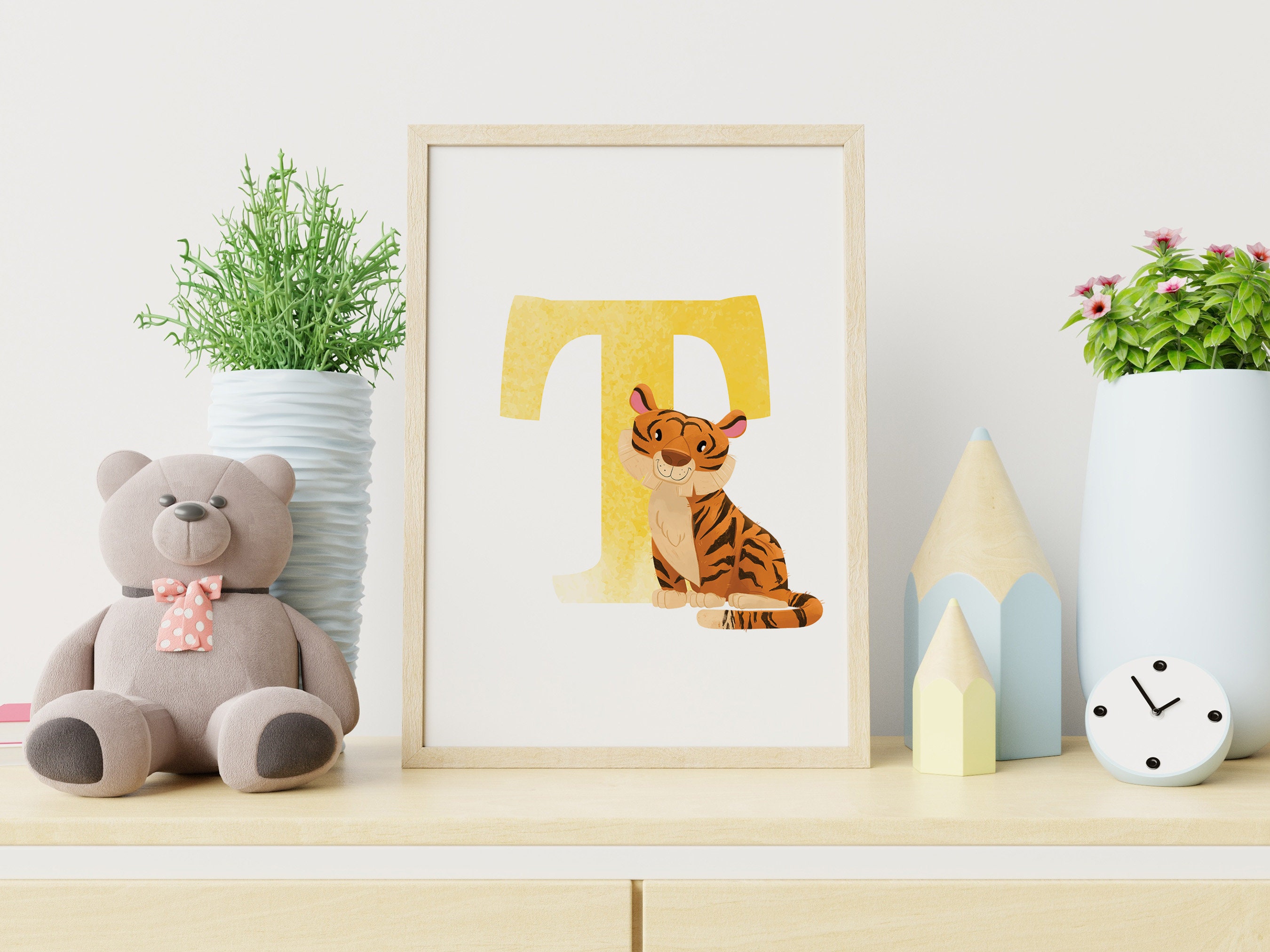 Colorful Animal Alphabet Poster Instant Download Printable - Etsy