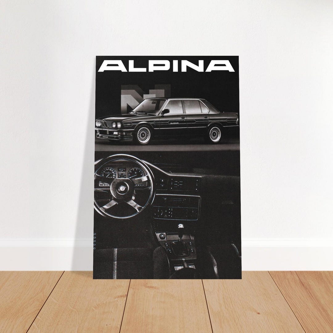 Alpina Bmw E28 Poster - Etsy