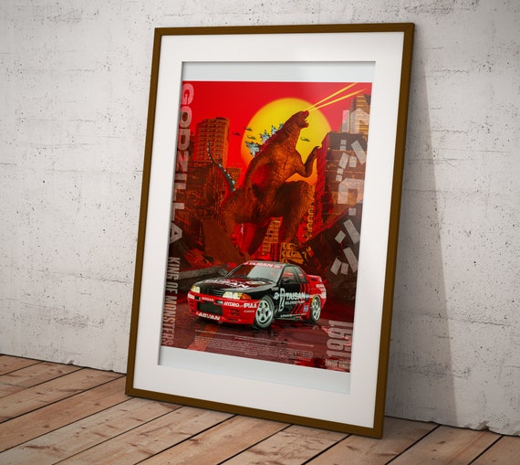 GODZILLA R32 by DAVIDE VIRDIS - Etsy