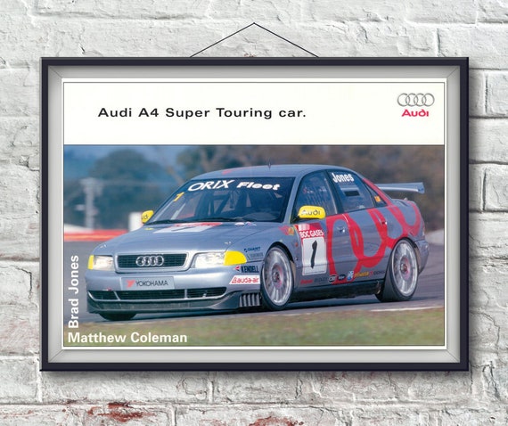 A4 Super Touring Car Btcc Poster - Etsy UK