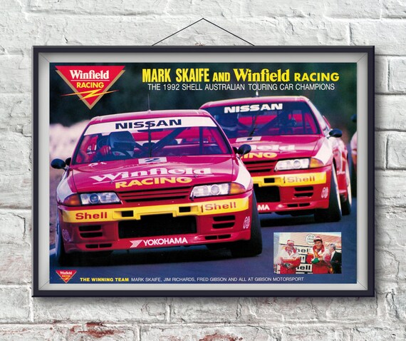 Winfield Racing 1992 Skyline Gtr Poster - Etsy