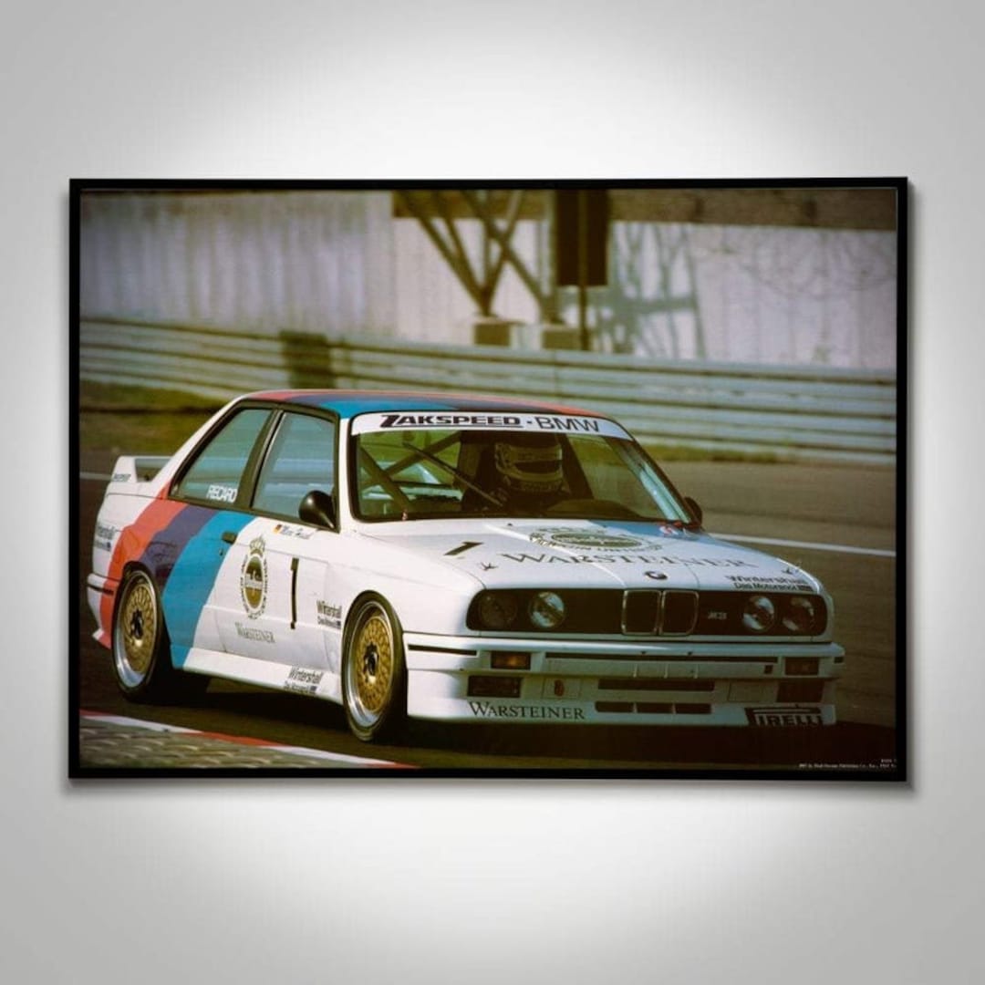 Bmw Racing Zakspeed E30 Dtm M3 Poster - Etsy Canada