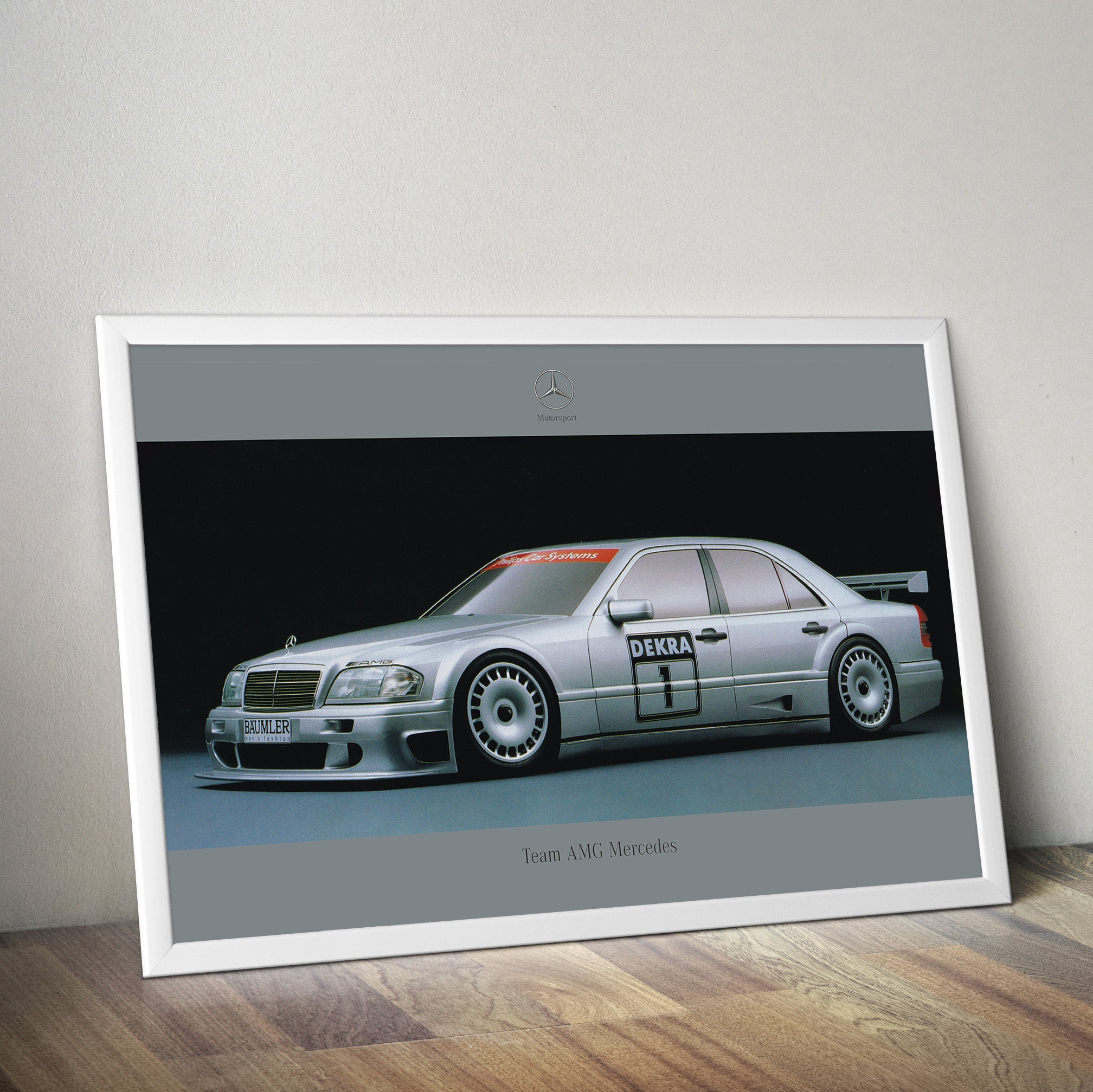 W202 Team AMG DTM Mercedes Poster - Etsy