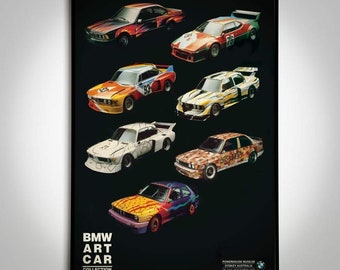 BMW Advertising Poster, 90s BMW M-style Print, Vintage Design, Racing Ad Wall Art, Magazine ...