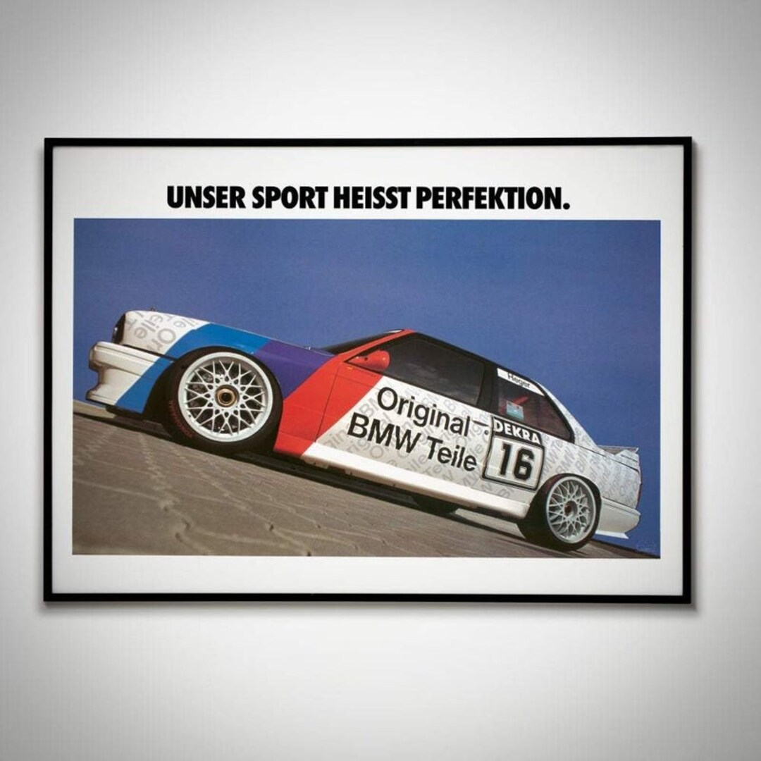 Bmw Racing Unser Sport E30 M3 Dtm Poster - Etsy