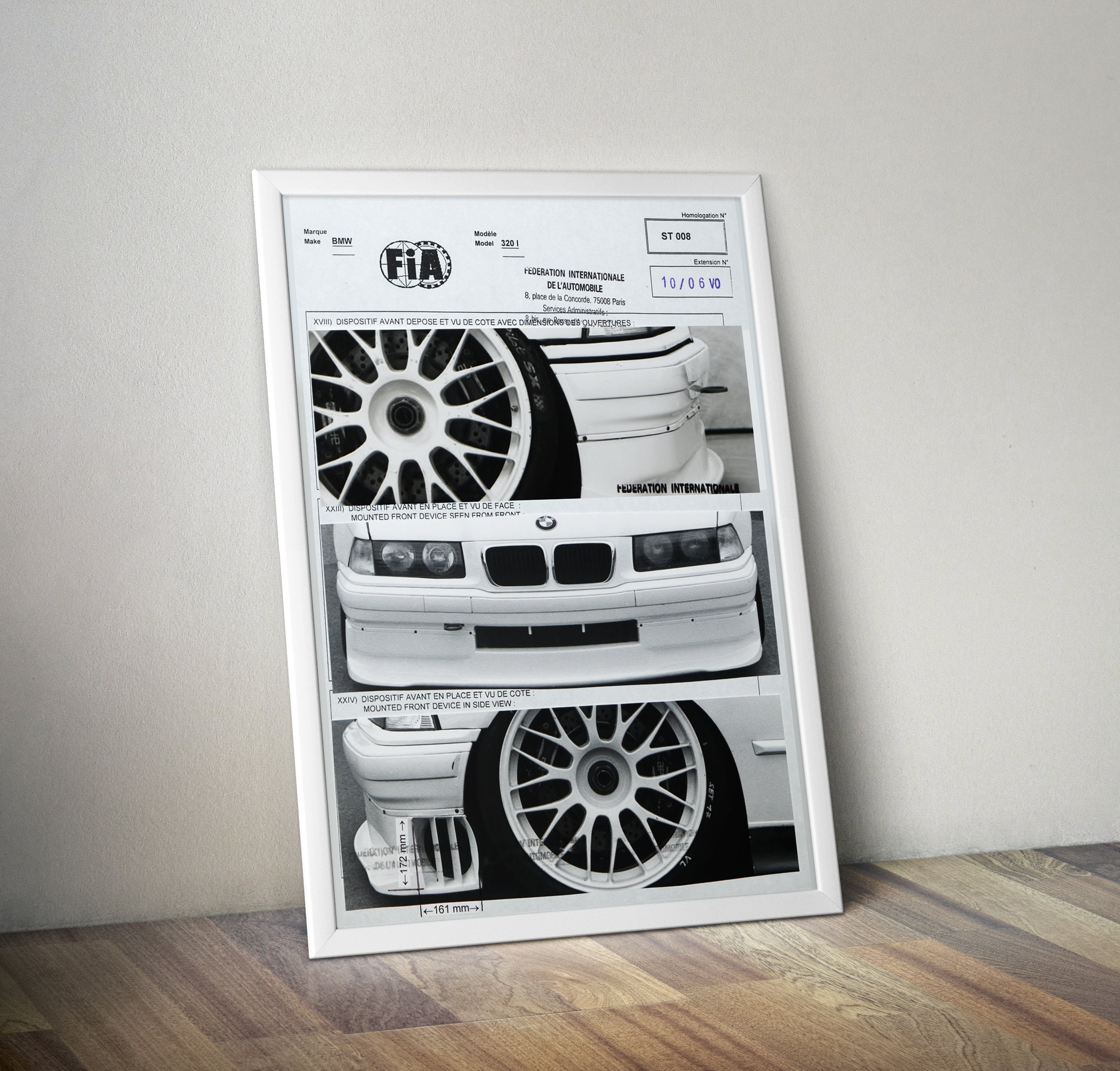 Homologation FIA Bmw E36 320i Poster - Etsy UK