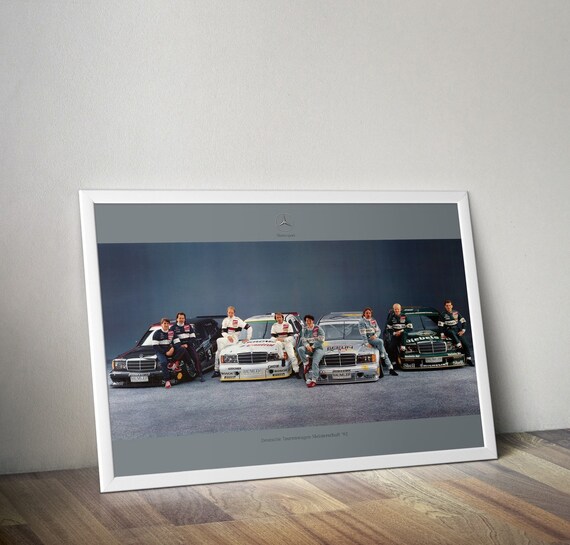 Mercedes Benz DTM 1992 Racing Poster - Etsy