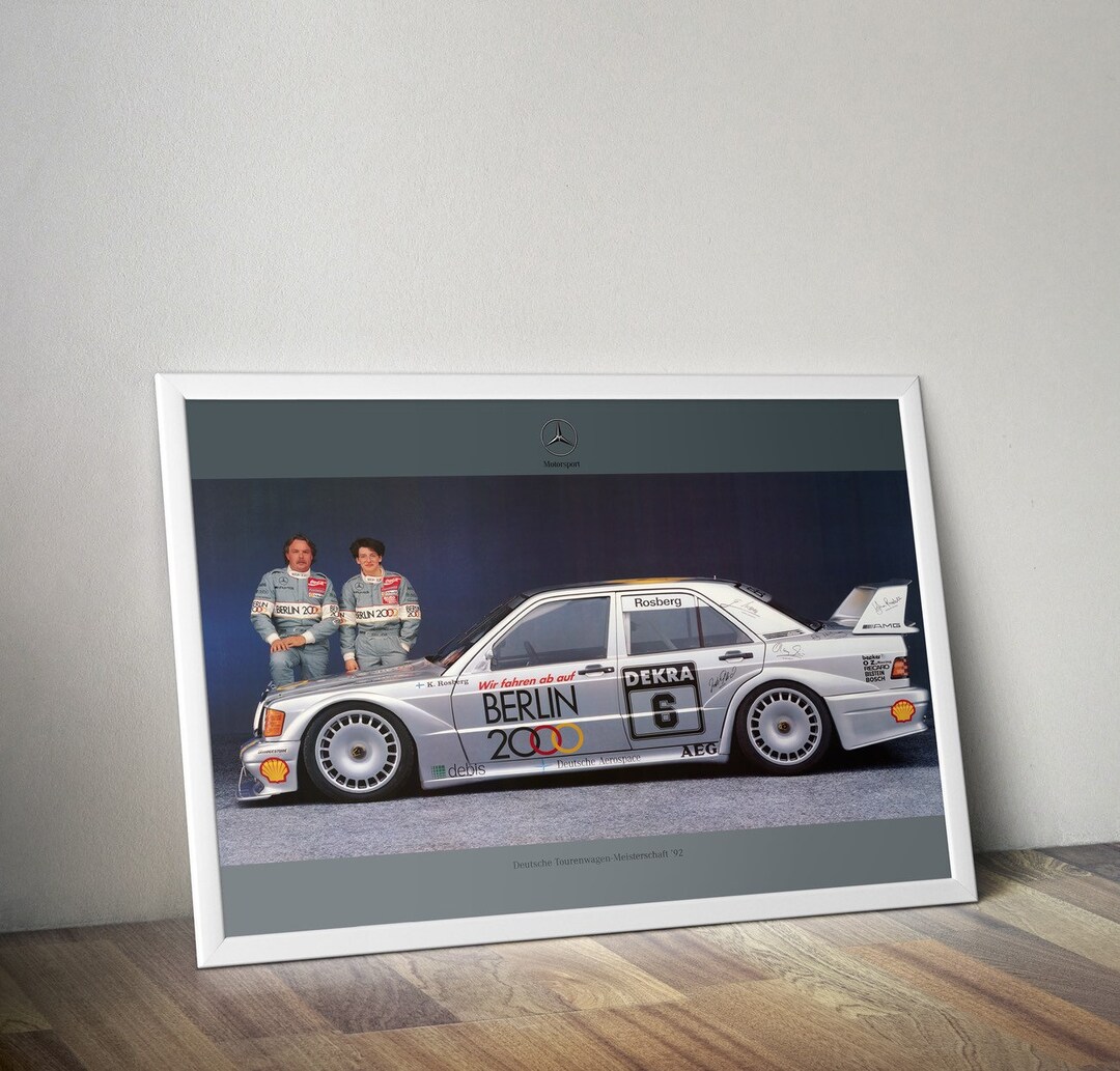 Mercedes Benz DTM 1992 Poster - Etsy