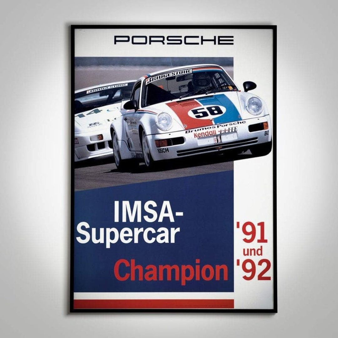 Imsa Supercar Racing Poster - Etsy Canada