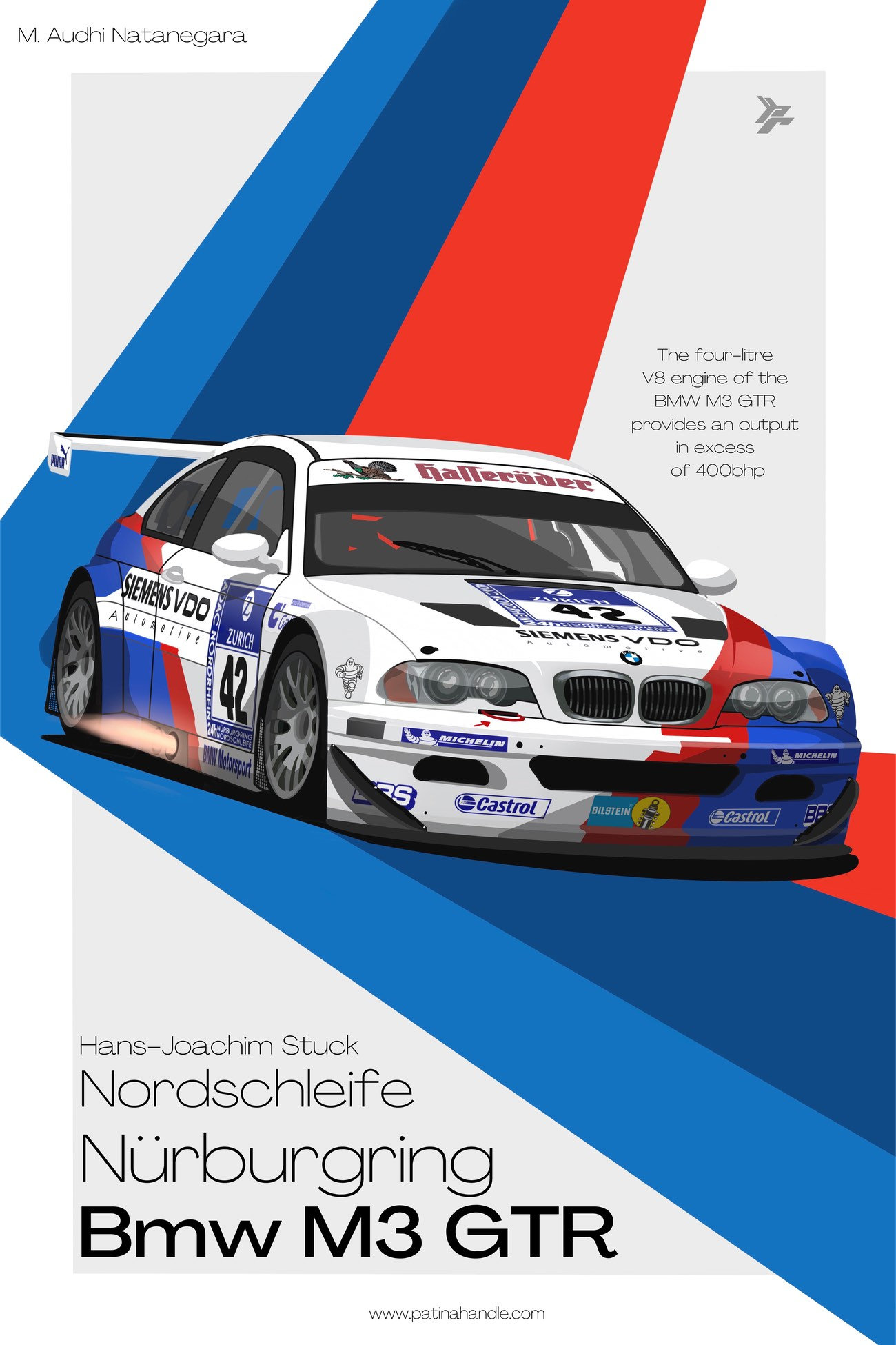Bmw E46 M3 GTR Poster - Etsy UK