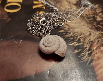 Snail Shell Necklace - Etsy