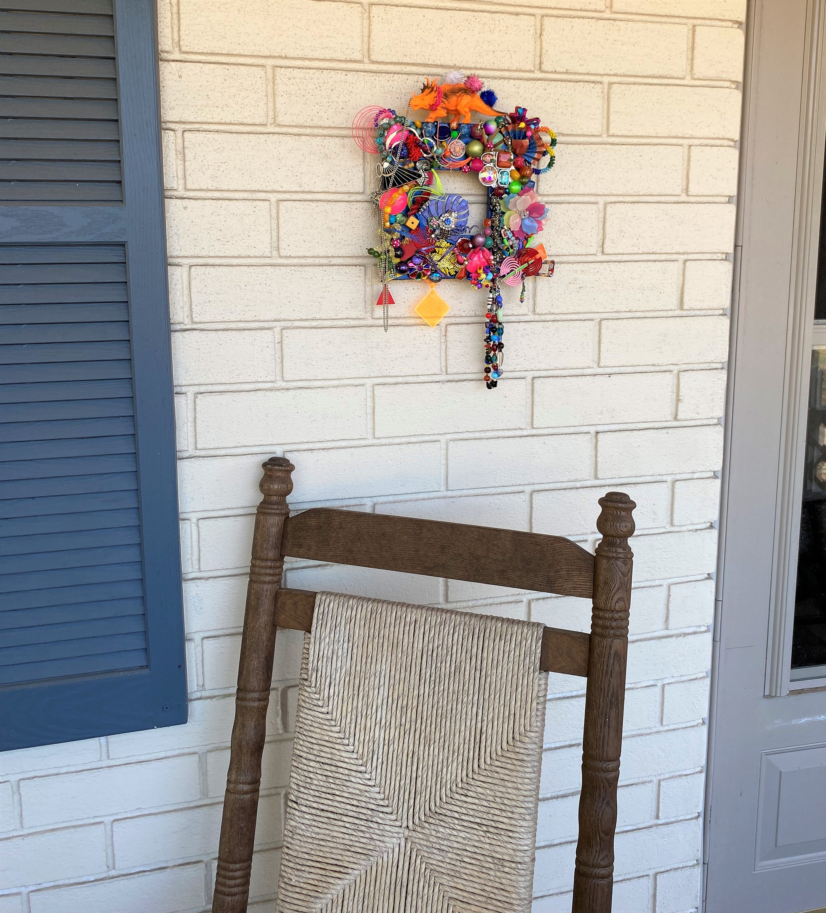 Jewelry Wall Art, Maximalist Frame Art, pompoms Are Always a Girl's ...