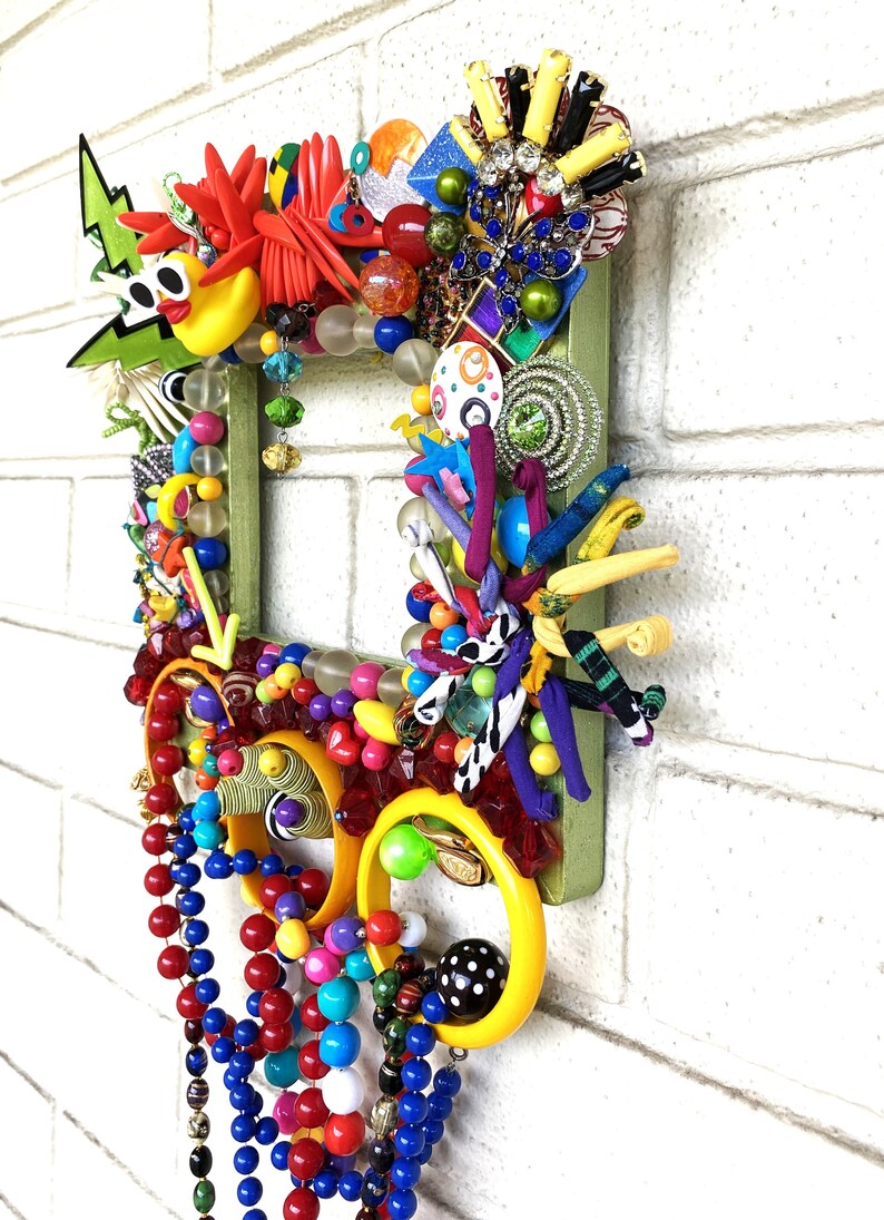 Jewelry Wall Art, Maximalist Frame Art, the Mer-ducks Are Stompin' to ...