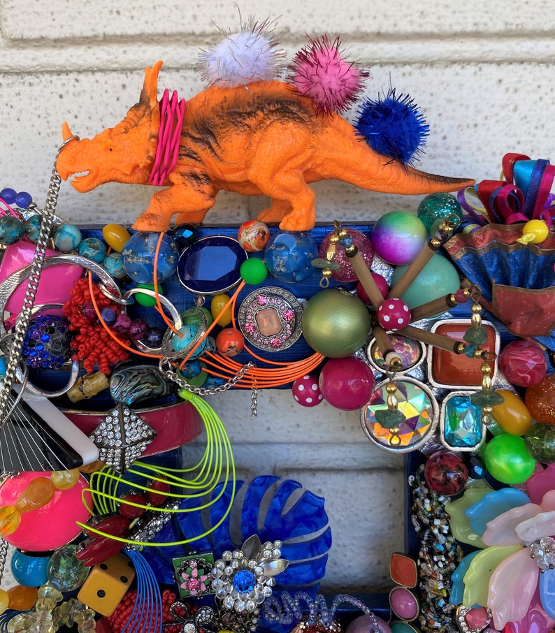 Jewelry Wall Art, Maximalist Frame Art, pompoms Are Always a Girl's ...