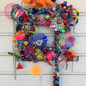 Jewelry Wall Art, Maximalist Frame Art, pompoms Are Always a Girl's ...