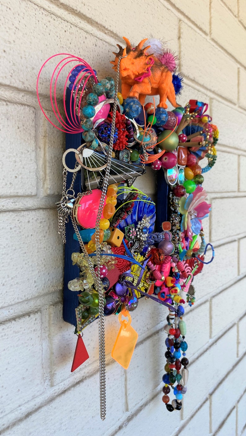 Jewelry Wall Art, Maximalist Frame Art, pompoms Are Always a Girl's ...