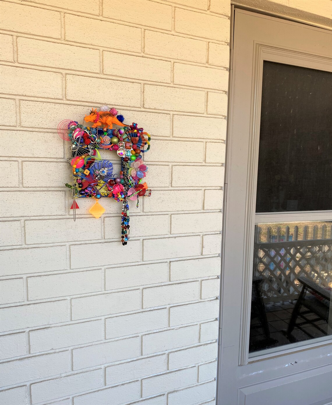 Jewelry Wall Art, Maximalist Frame Art, pompoms Are Always a Girl's ...