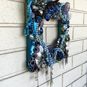 Jewelry Wall Art, Maximalist Frame Art, the Mermaid's Lair, Colorful ...