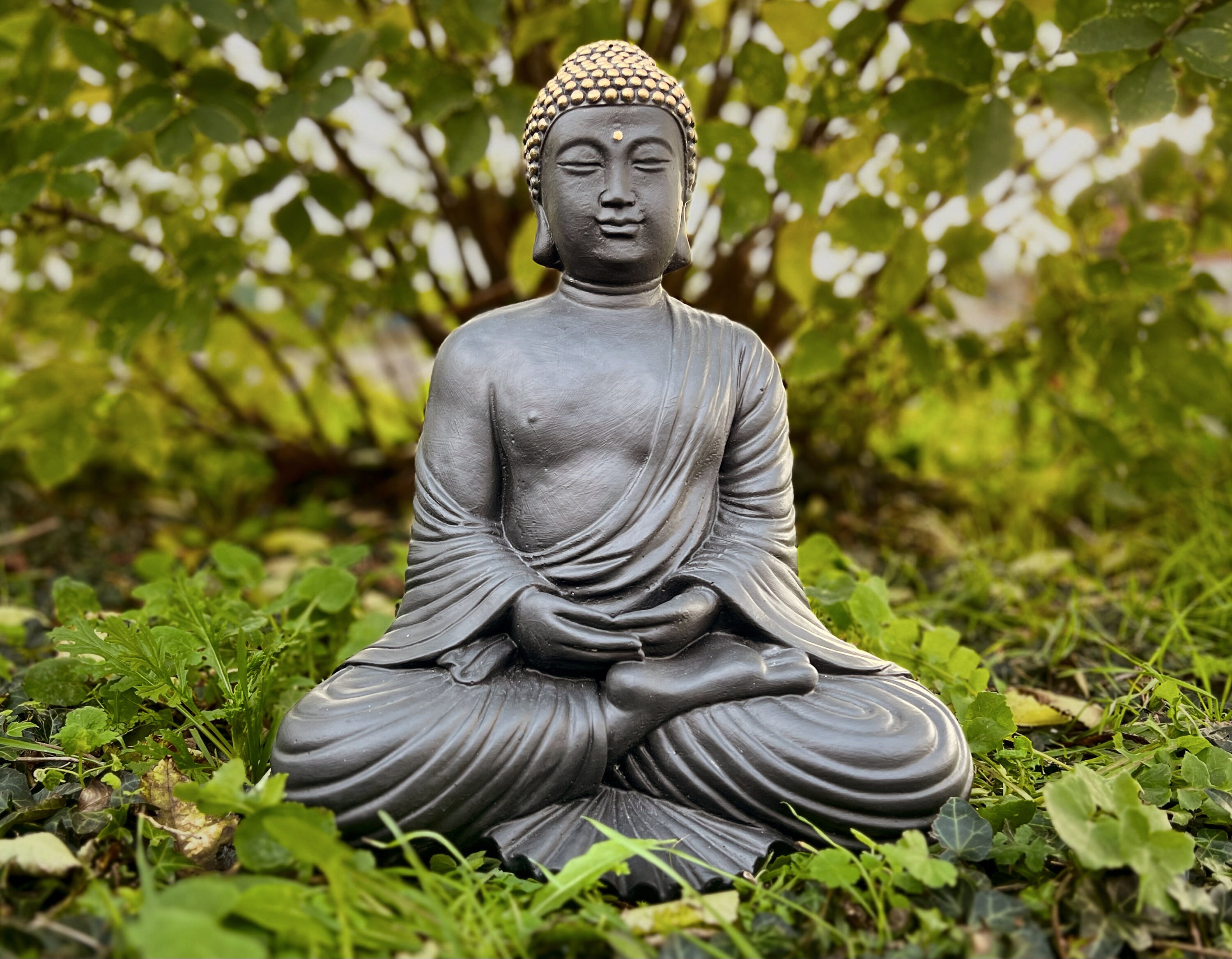Buddha Figurine Stone Sitting Buddha, Religious Statues, Big Praying ...