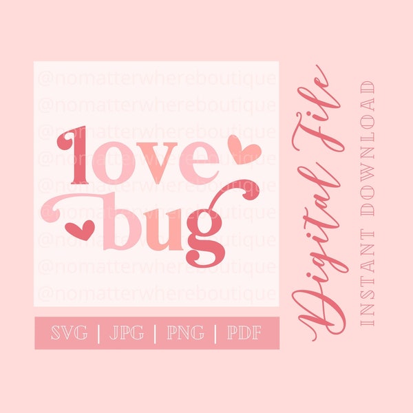 Love Bug Svg - Etsy