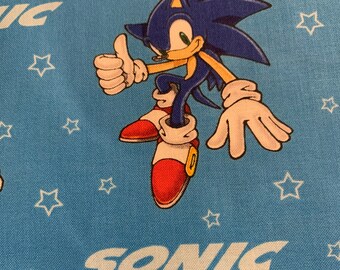 Sonic the hedgehog fabric | Etsy México