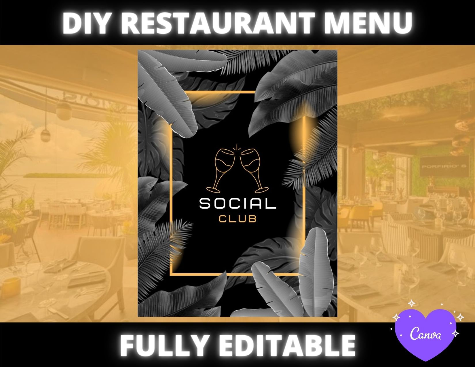 Luxury Restaurant Menu Template Cafe Menu Catering Menu Template Food ...