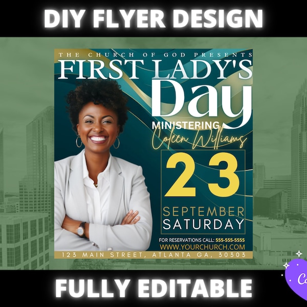 First Lady Day Flyer - Etsy