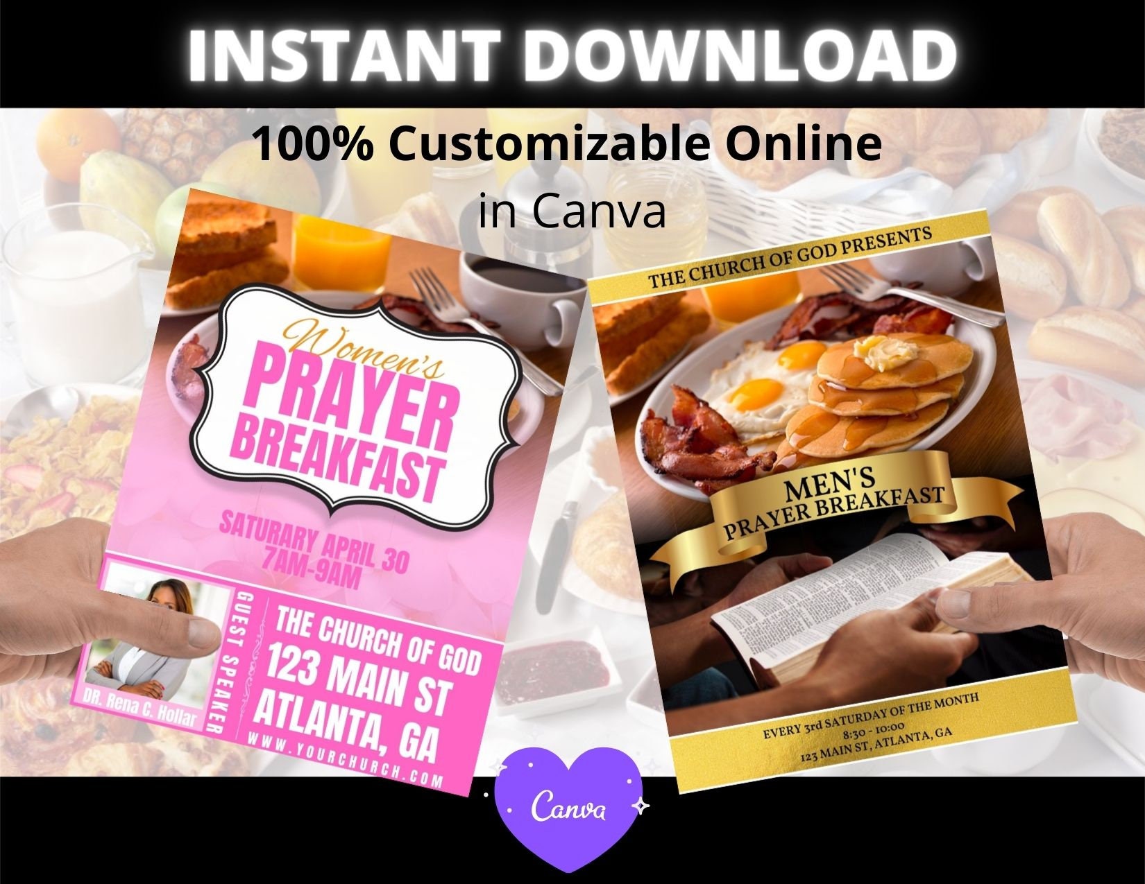 Church Prayer Breakfast Flyer