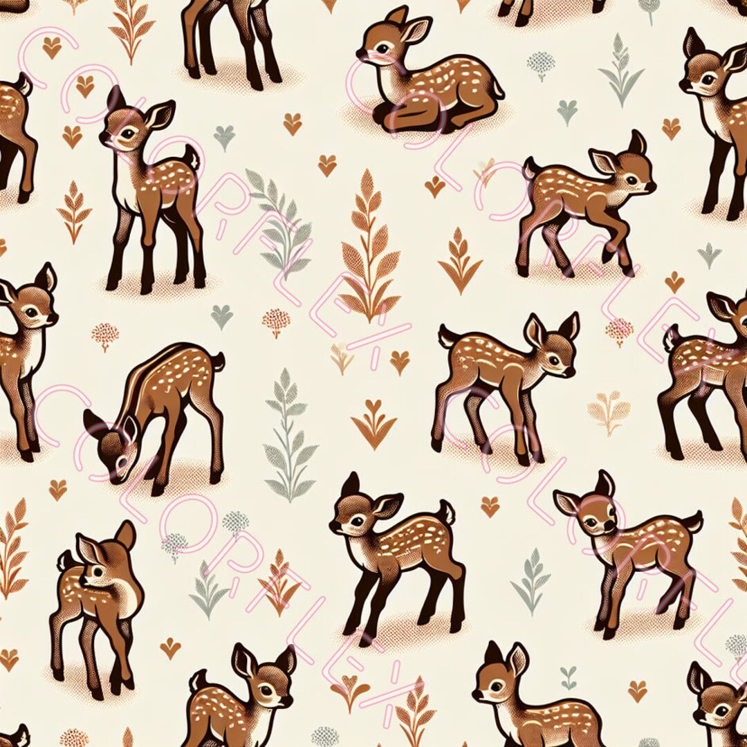 Deer-print(13) - High Resolution Vector File -instant Digital Download ...