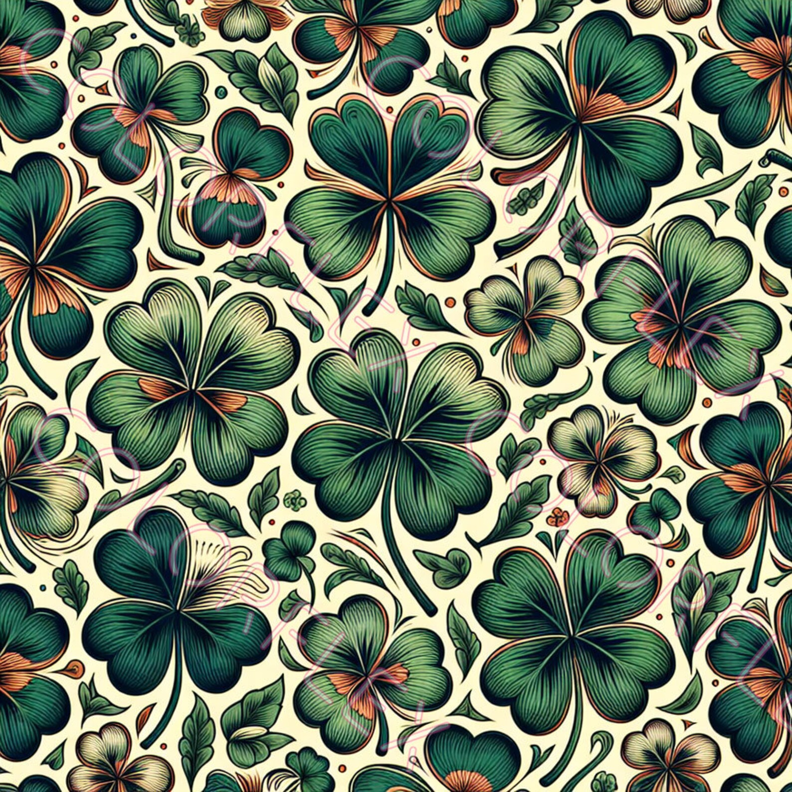 Clovers(3) - High Resolution Vector File -instant Digital Download ...